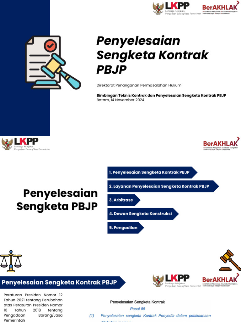 Penyelesaian Sengketa | PDF