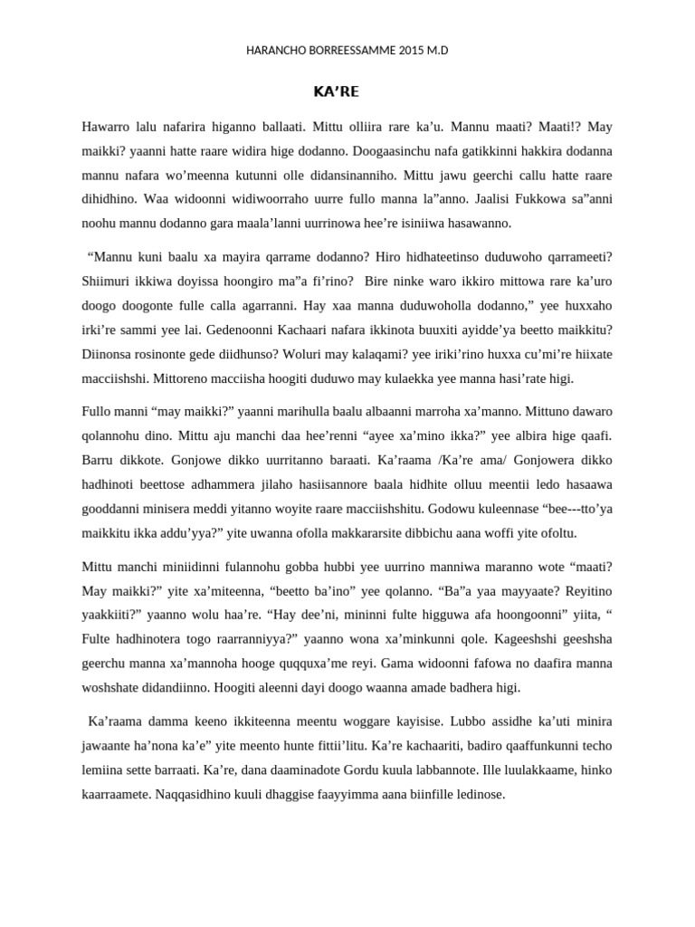 KA'RE | PDF