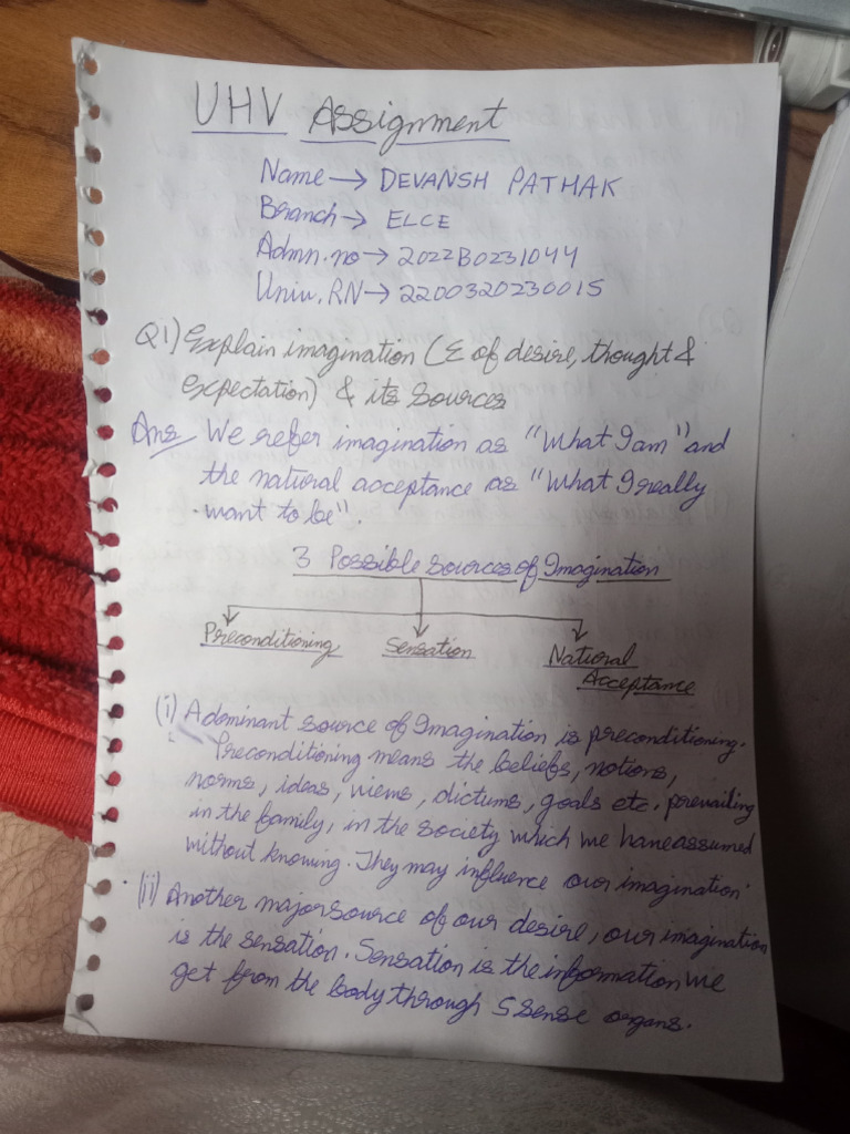 UHV Assignment | PDF