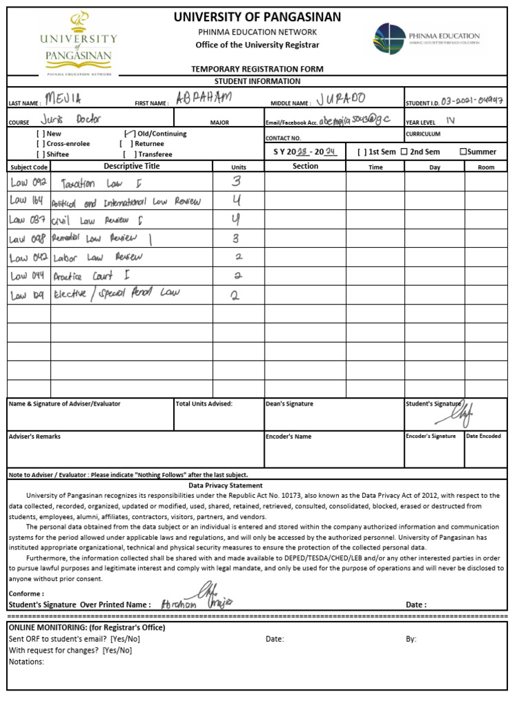 TRF 23 24 | PDF | Privacy