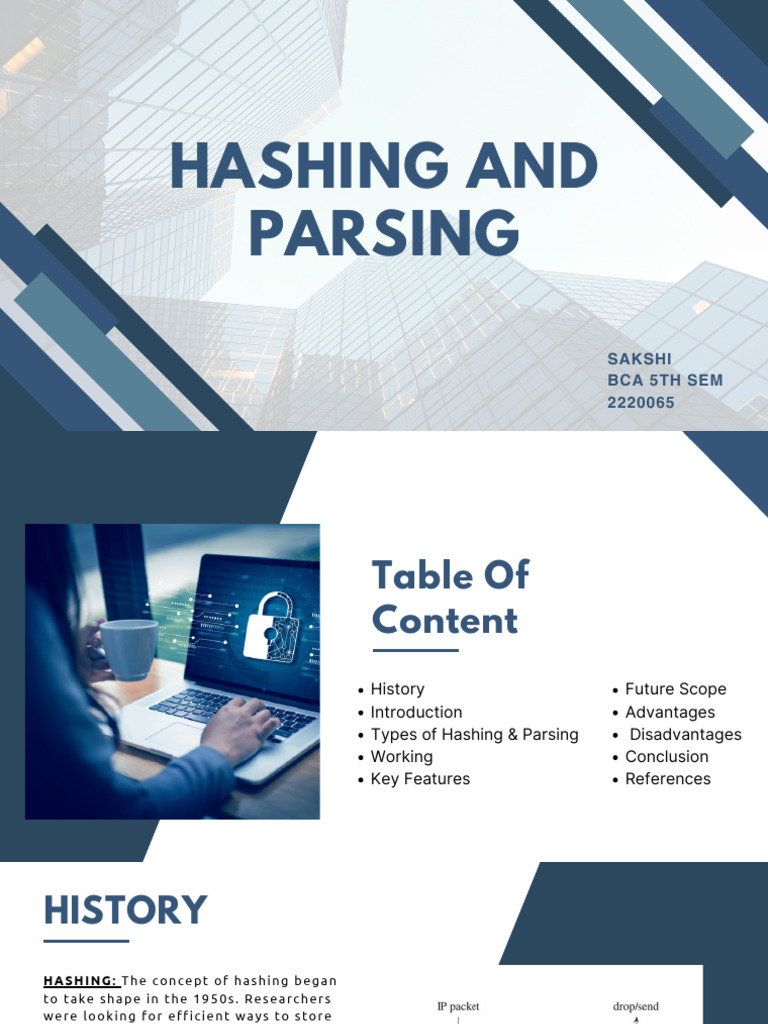 Blue Minimalist Project Proposal Business Presentation | PDF | Parsing | Programming Language