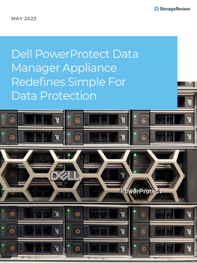 Dell Powerprotect Data Manager Appliance Storagereview | PDF | Cloud Computing | Backup