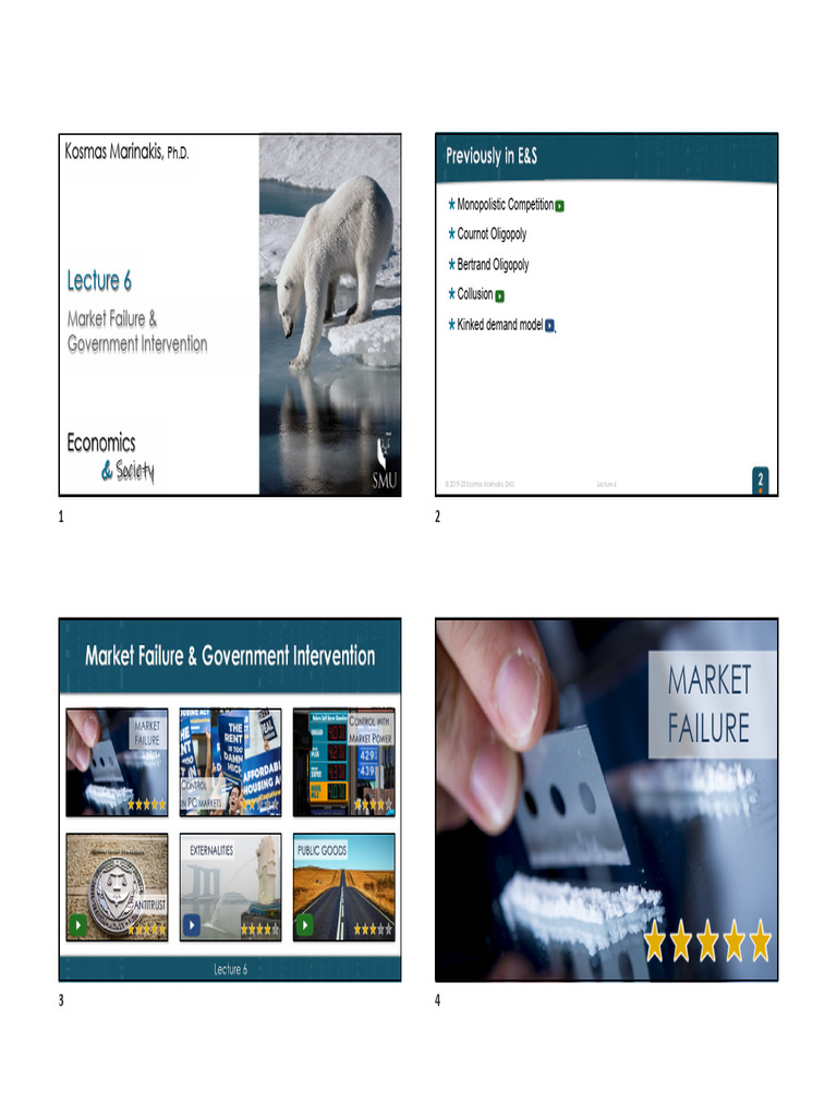 Slides06 Market Failure Government Intervention | PDF | Monopoly | Market Power