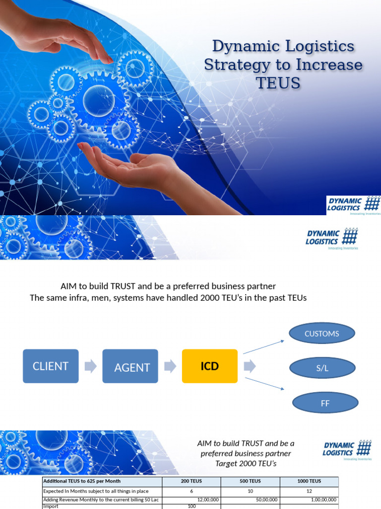 Dynamic Logistics TEU Growth Strategy | PDF | Warehouse | Service ...
