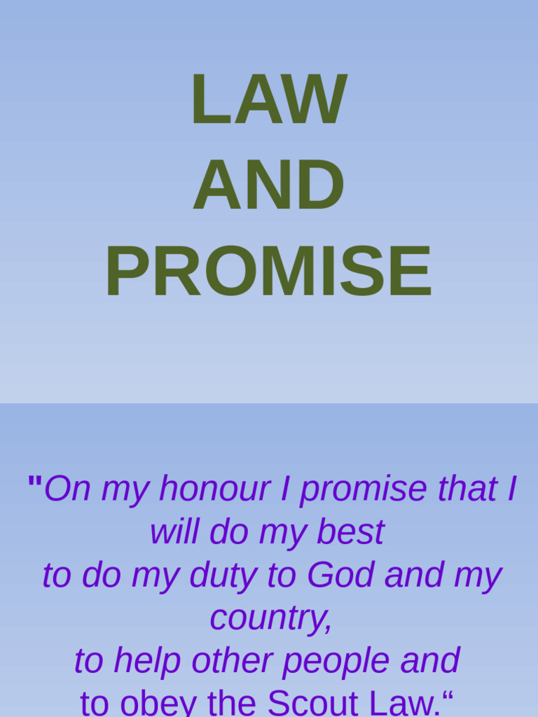 01 LAW & PROMISE + | PDF