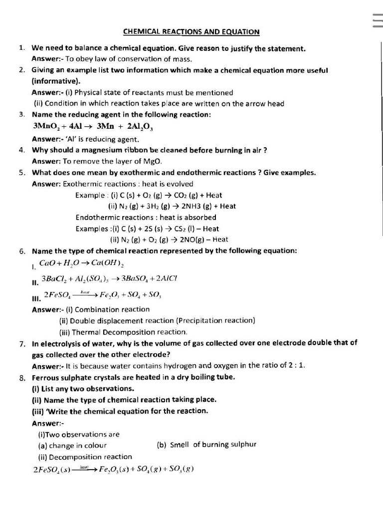 Science Class 10th | PDF