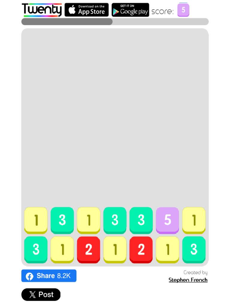 Twenty - An Addictive Game of Numbers | PDF Twenty - An Addictive Game of Numbers | PDF