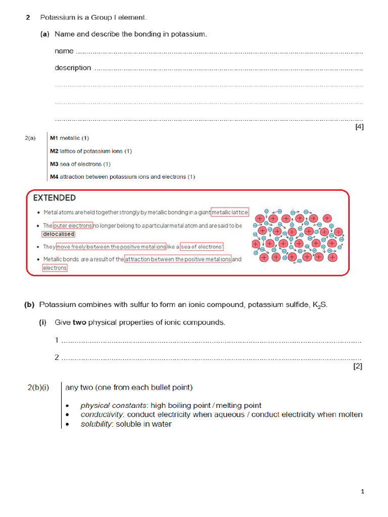 Bonding, Periodic Table | PDF