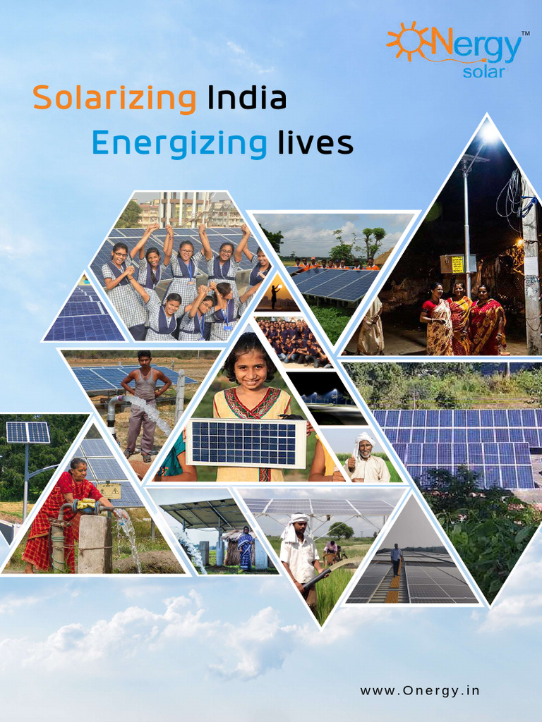 Onergy Brochure | PDF | Solar Power | Photovoltaics