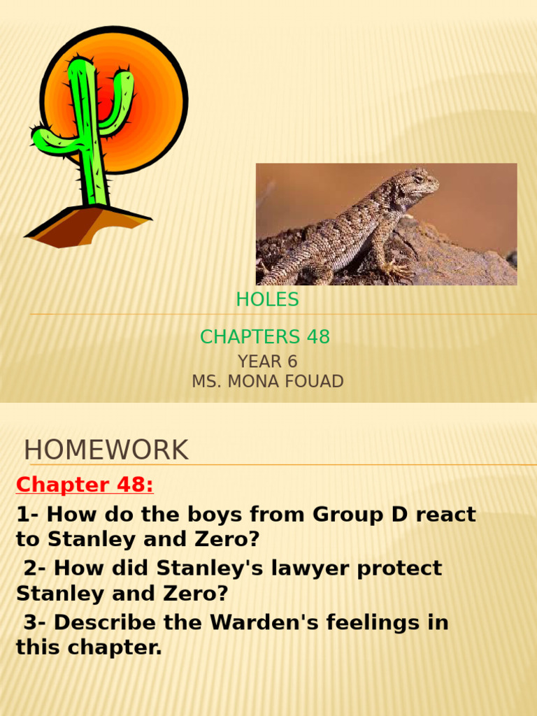 Holes Chapter 48 Homework Guide Pdf