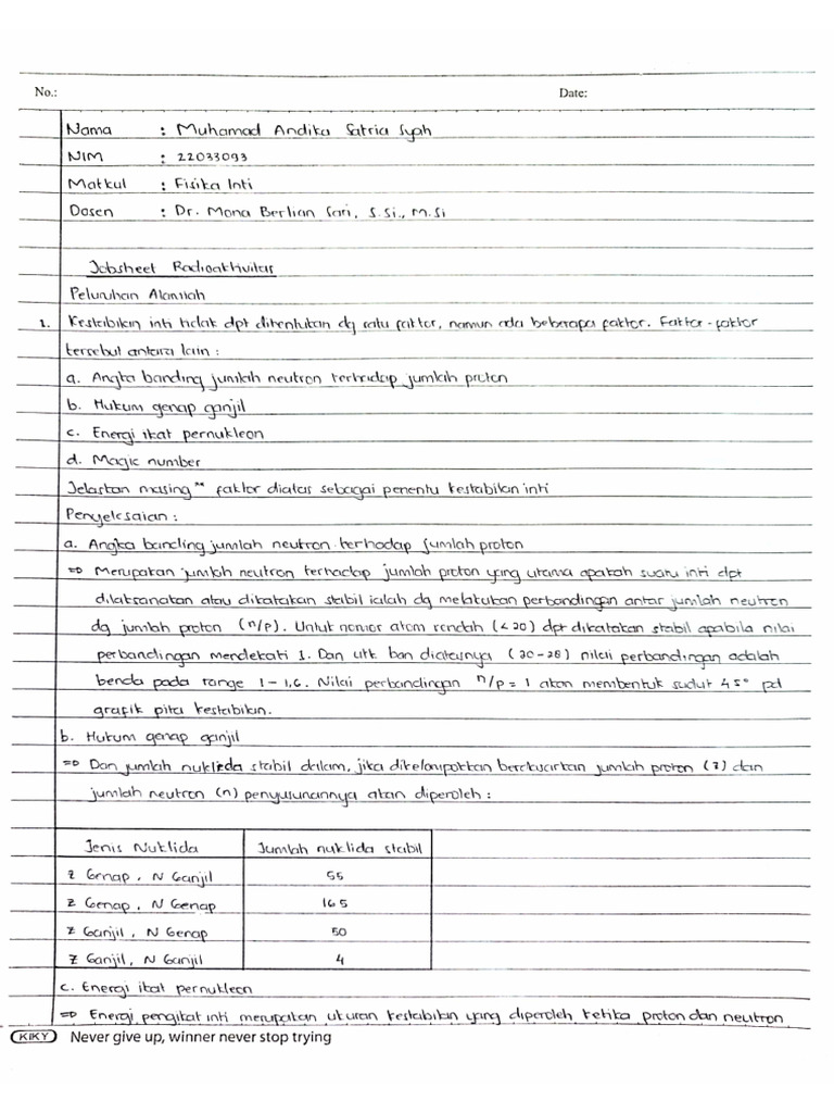 Muhamad Andika Satria Syah - 22033093 - Jobsheet 3 | PDF