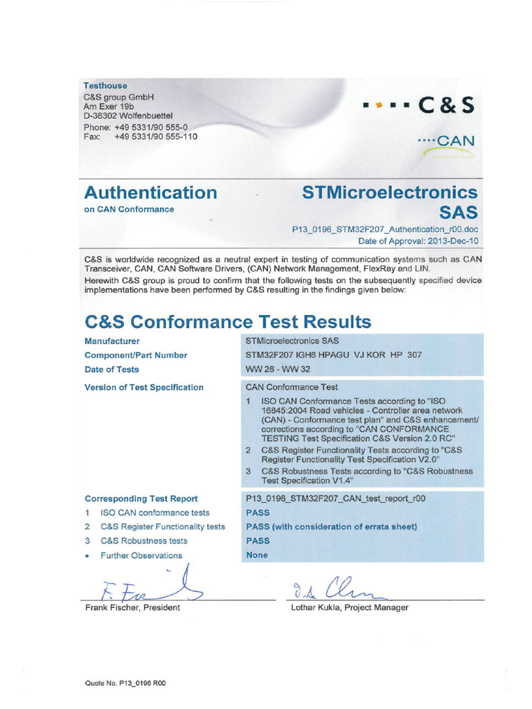 stm32 Authentication Can | PDF