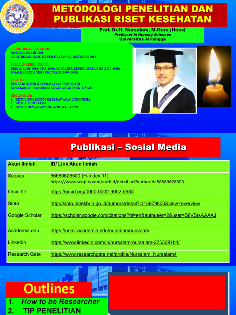 Metpeneltian Publikasi Riset Kes 2023 Prof Nursalam 1 | PDF