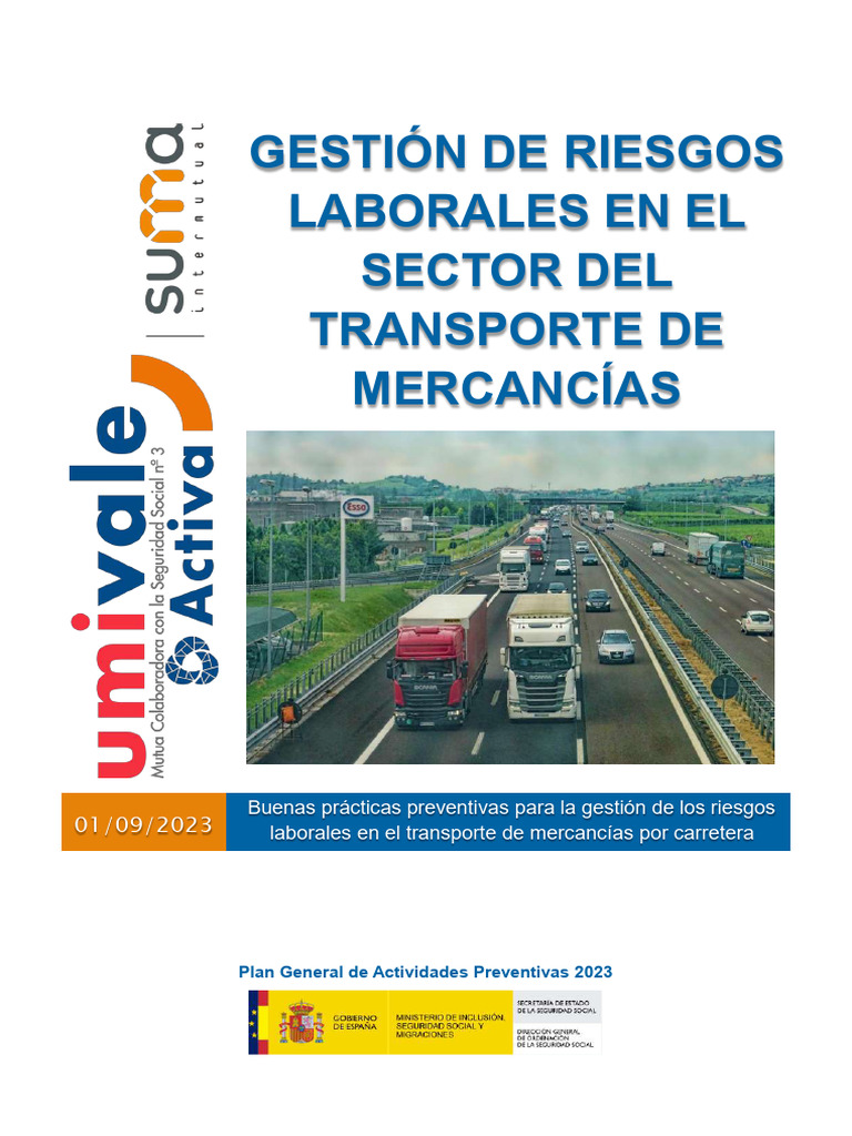 Gesti N de Riesgos Laborales en El Sector Transporte de Mercanc As | PDF | Máquina elevadora | ruido
