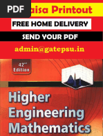 Higher Engineering Mathematics by BS Grewal | PDF