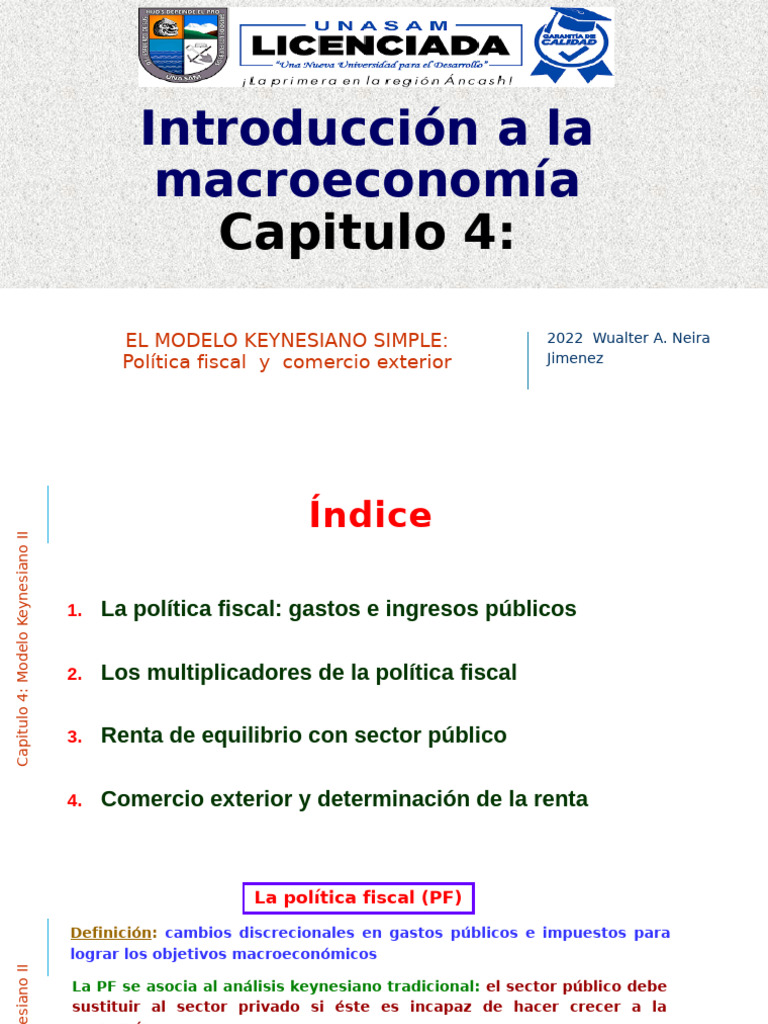 Capitulo 4 | PDF | Impuestos | Economía keynesiana