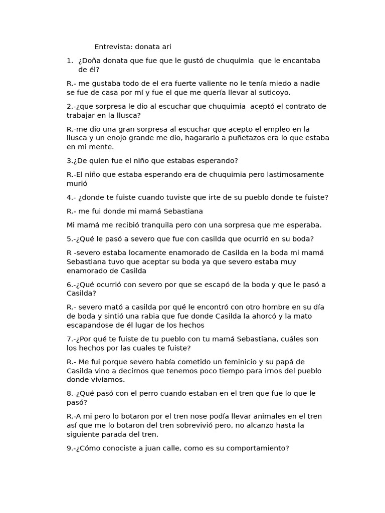 Nayla Entrevista | PDF