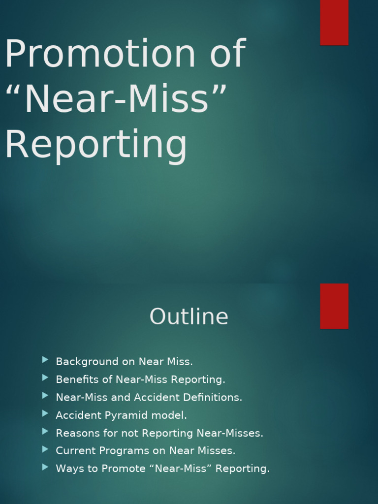 HSE - Nearmiss Reporting | PDF | Personal Protective Equipment