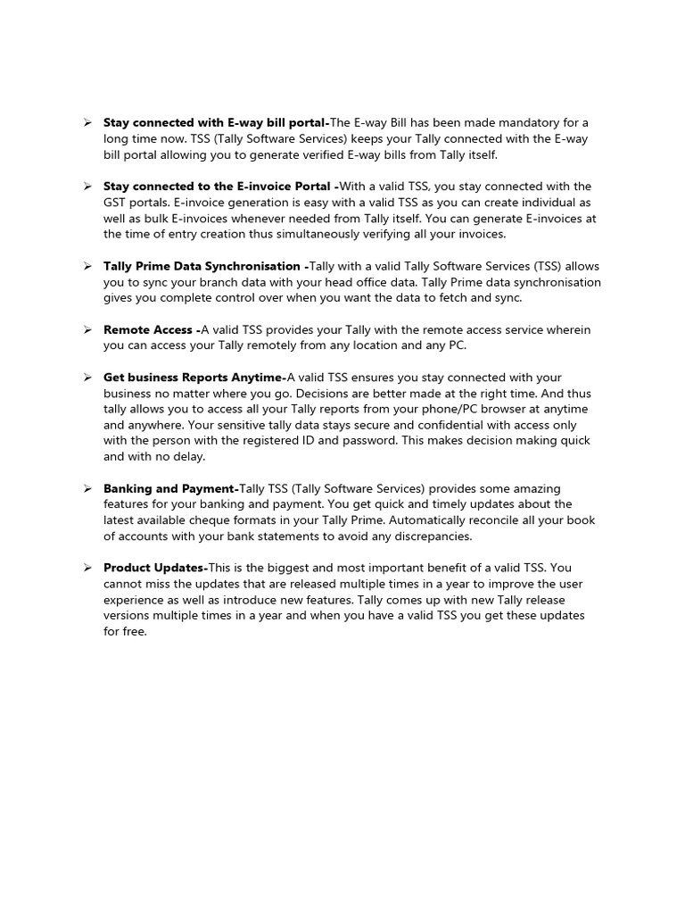 Power of A Valid TSS | PDF