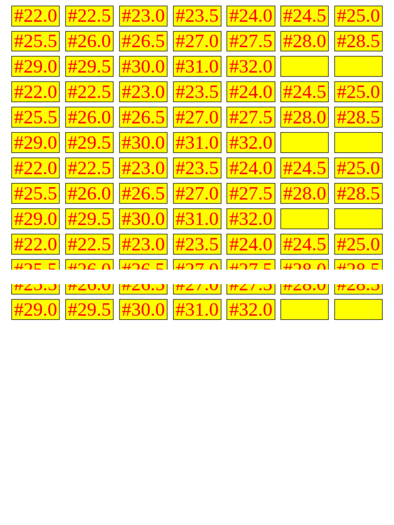 Numeric Sequence Data List | PDF