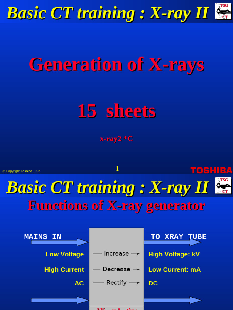 Generation of X-Rays | PDF | Rectifier | Vacuum Tube