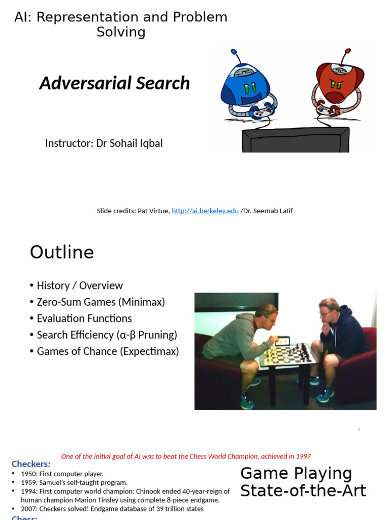 05 Adversarial Search | PDF | Theoretical Computer Science | Algorithms And Data Structures