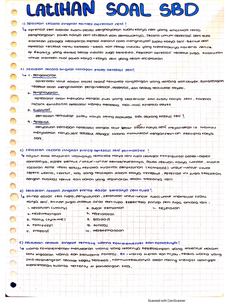 Latihan Soal SBD | PDF