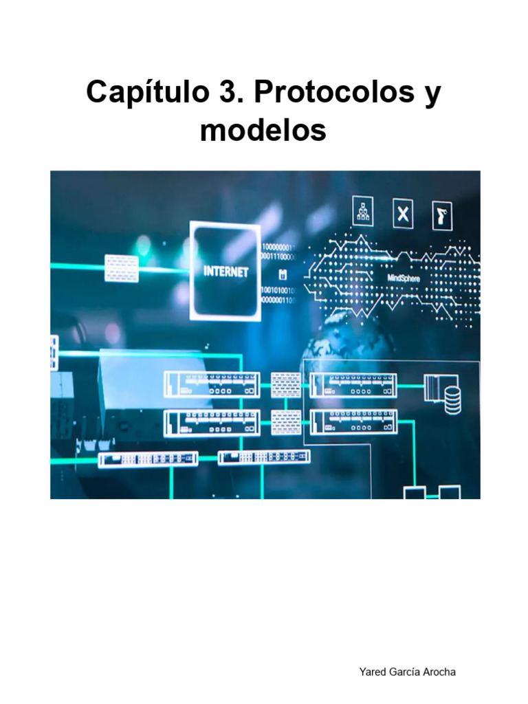 Capítulo 3. Protocolos y Modelos | PDF | Red de computadoras | Modelo osi