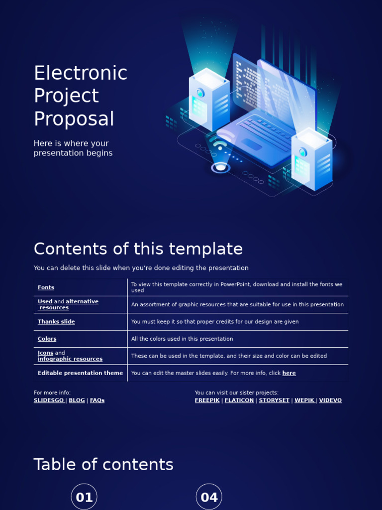 Electronic Project Proposal by Slidesgo | PDF | Expense | Software Testing