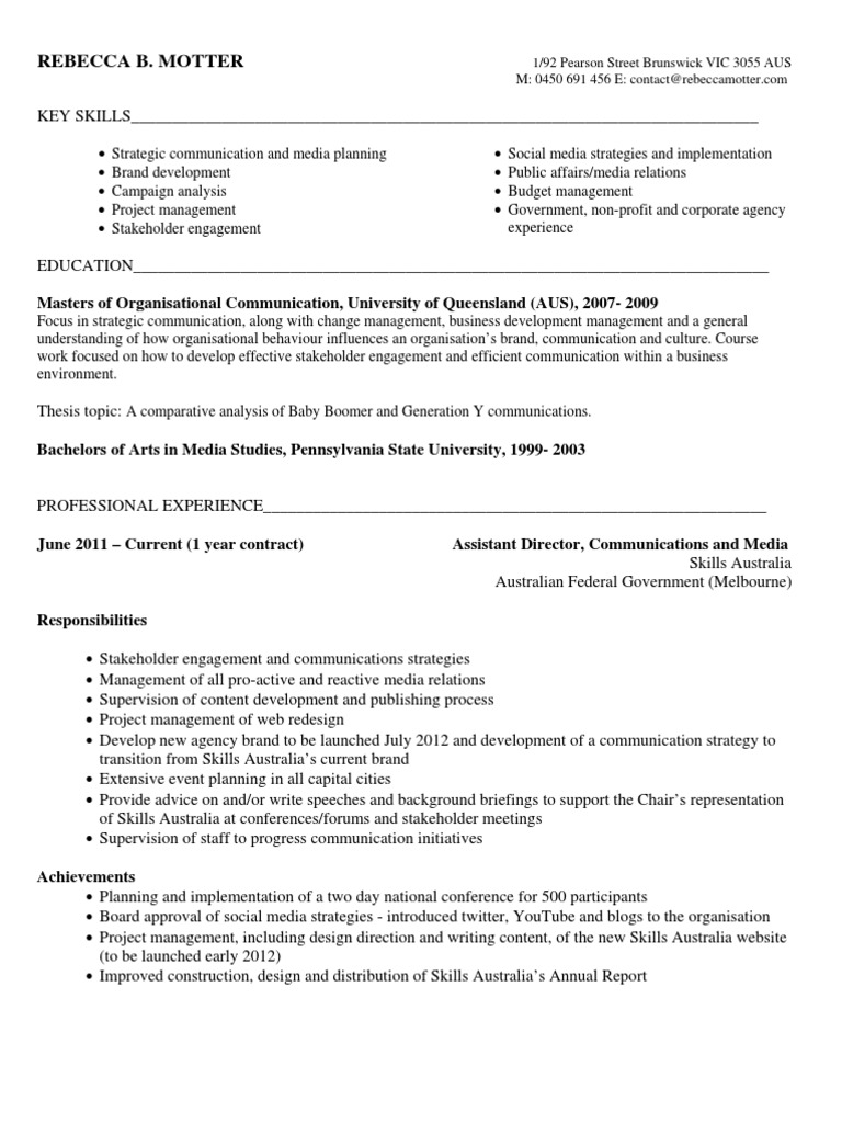 RMotter Resume | PDF | Strategic Management | Immigration Detention