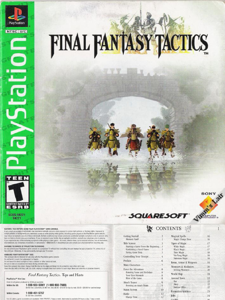 Final Fantasy Tactics | PDF