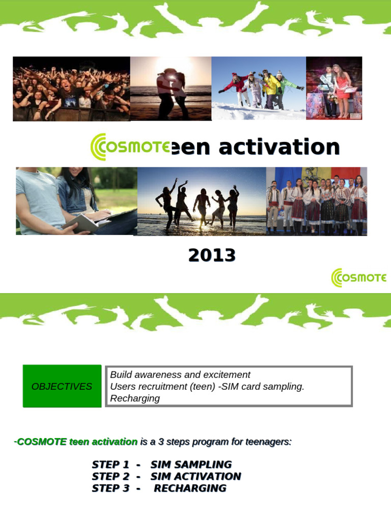 Cosmote Teens Activations 2013 | PDF | Voucher