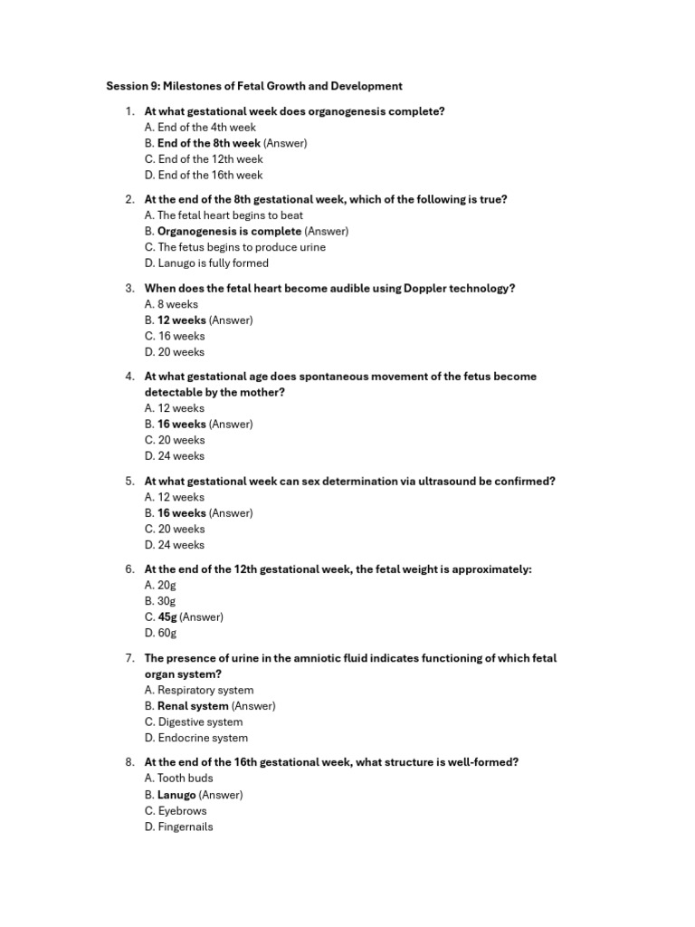 MCN1 P2 Practice Questions | PDF | Childbirth | Pelvis