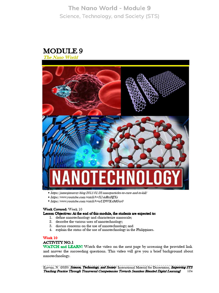the nano world | PDF | Microscope | Electron Microscope