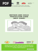 Mother and Child Protection Card Guide | PDF | Breastfeeding | Childbirth
