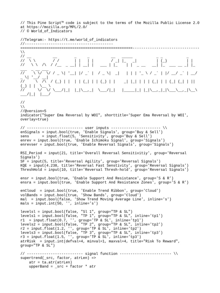 Super Ema Reversal by WOI | PDF | Technical Analysis | Valuation (Finance)