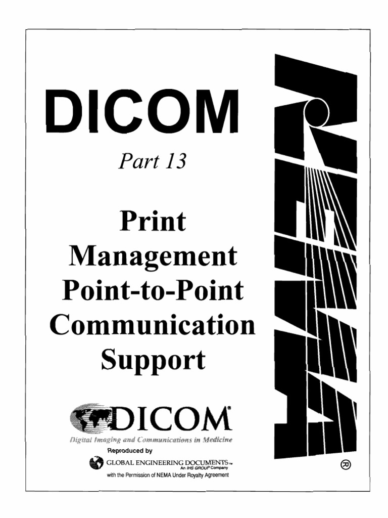 DICOM 3.13-2000 | PDF