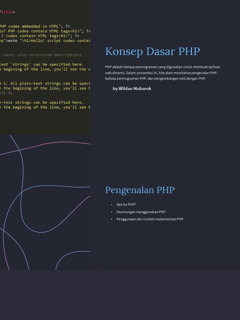 Konsep Dasar PHP | PDF | Komputer
