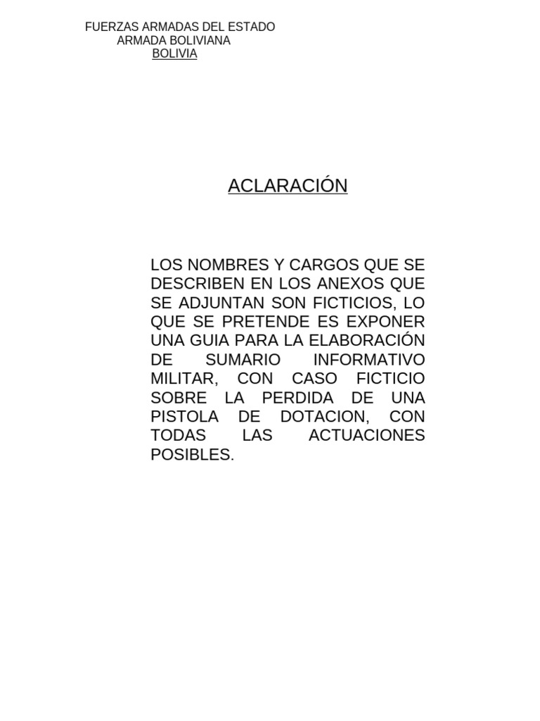 GUIA y FORMATOS de SIM - 1er. Borrador 2012 | PDF | Bolivia | Justicia