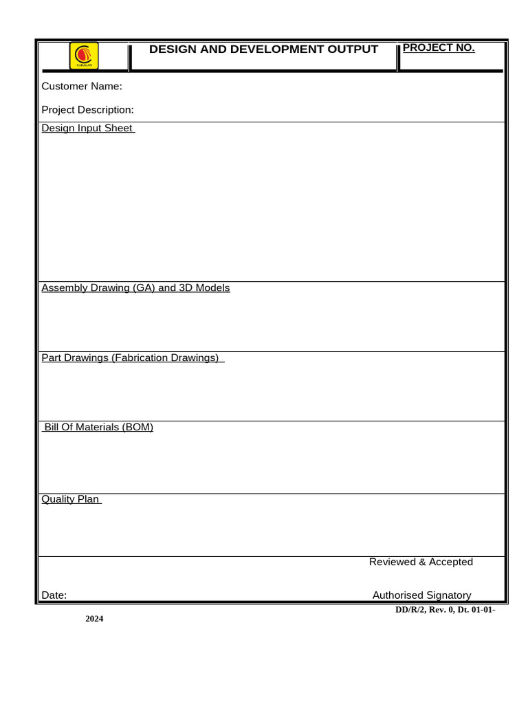 Dd R 2 Design And Development Outputs Pdf
