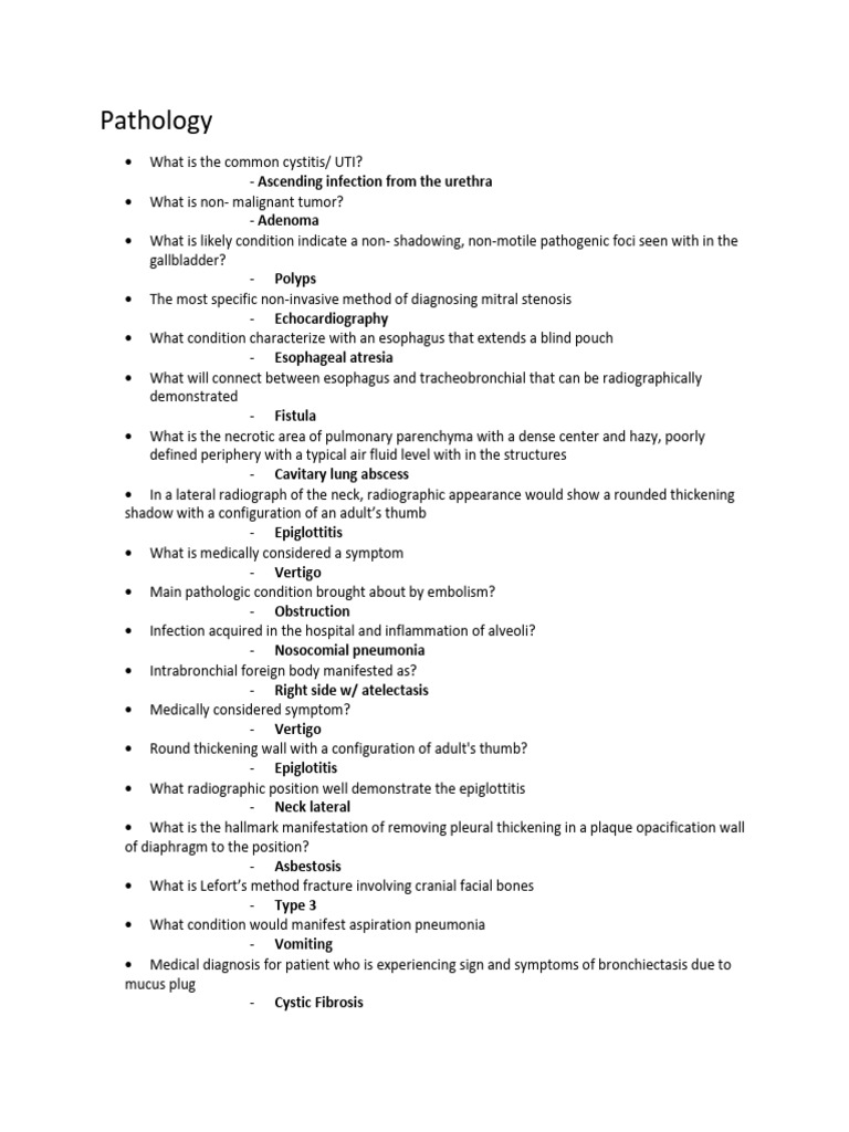 Pathology | PDF | Lung | Respiratory Diseases