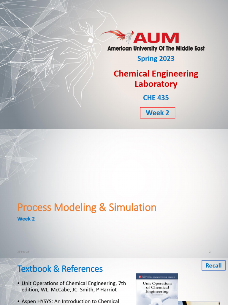 Chemical Laboratory W2 | PDF | Equations | Mathematical Model