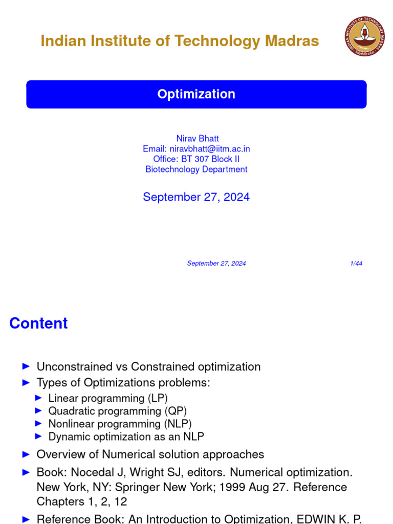 Op Tim Ization Notes Pdf Mathematical Optimization Algorithms 3549
