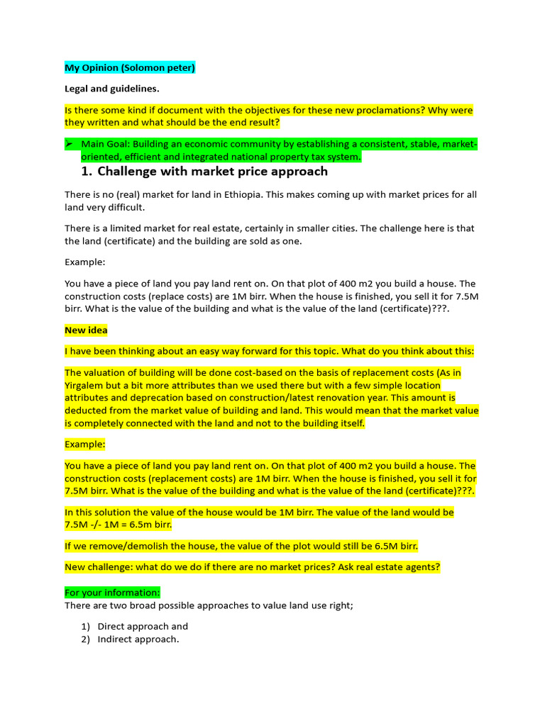 Questions, Remarks and Answers #2 | PDF | Real Estate Appraisal ...