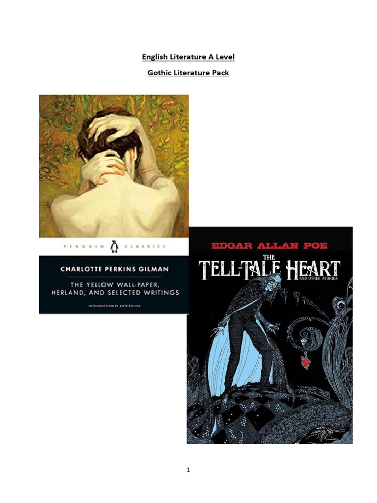 English Y11 To 12 Summer Work Pack | PDF | Gothic Fiction