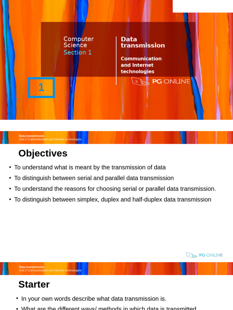 Week 9 - Communication and Internet Technologies | PDF | Duplex ...
