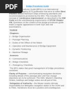 Bridge Procedures Guide Overview 2022 | PDF | Navigation