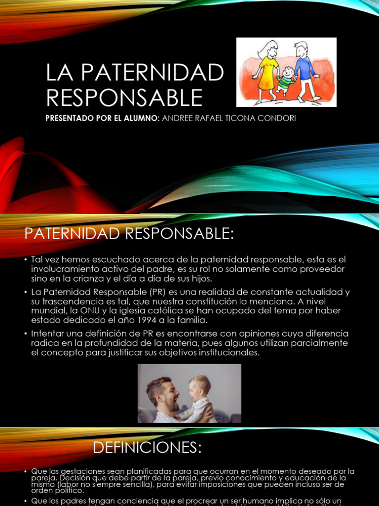 La Paternidad Responsable | PDF | Familia | Paternidad/maternidad