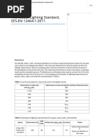 BS en 12464 1 Lighting Levels PDF | PDF | Lighting | Rendering ...