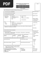 Malawi Visa Application Form | PDF | International Law | Human Migration